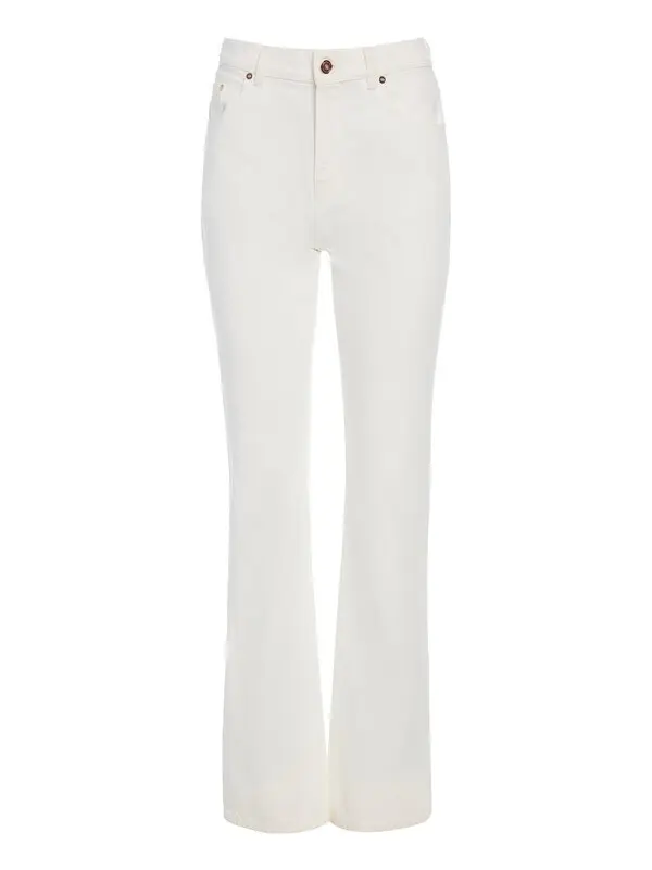 Gabriela Hearst Rey Straight-leg Jean - White