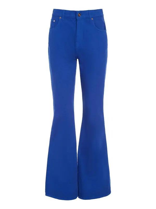 Gabriela Hearst Willa Bootcut Jean - Cobalt