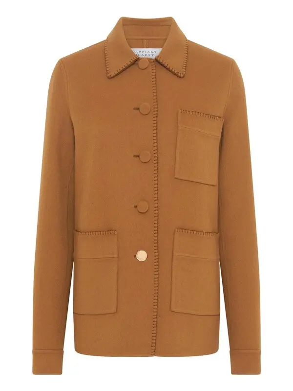 Gabriela Hearst Ulu Chore Jacket - Yellow Ochre