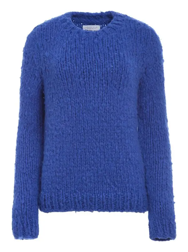 Gabriela Hearst Lawrence Knit Cashmere Sweater - Cobalt