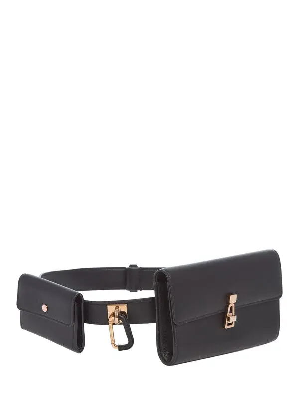 Gabriela Hearst Nappa Leather Tool Belt - Black