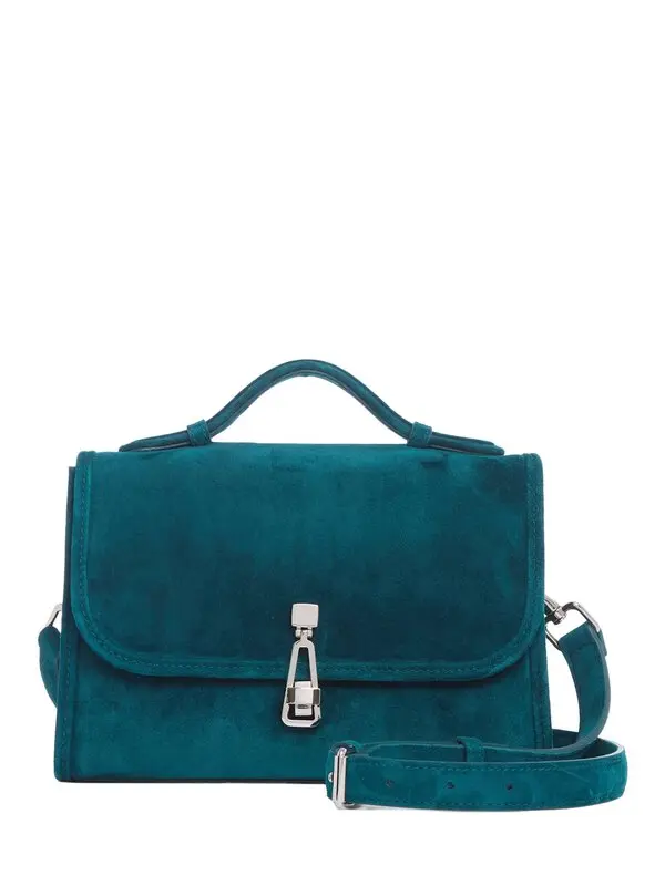 Gabriela Hearst Small Leonora Flap Bag - Bottle Green