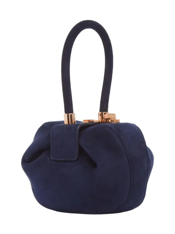 Gabriela Hearst Demi Bag In Suede - Navy