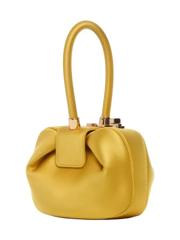 Gabriela Hearst Demi Bag In Satin - Amber