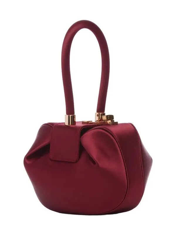Gabriela Hearst Demi Bag In Satin - Ruby