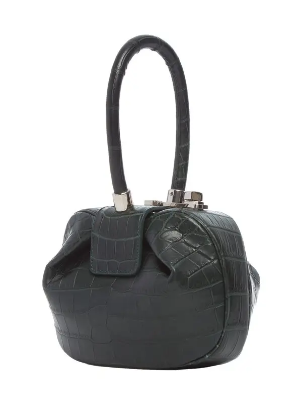Gabriela Hearst Demi Bag In Crocodile Leather - Green