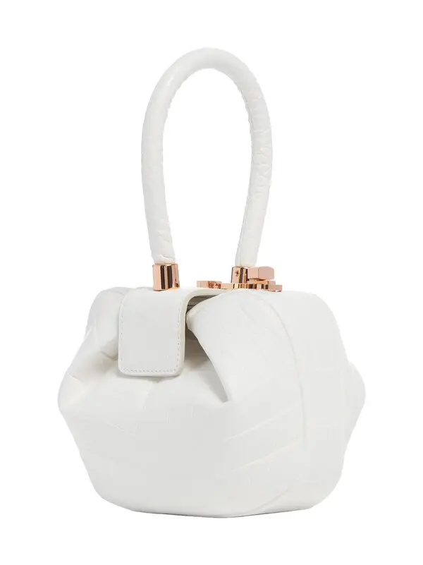 Gabriela Hearst Demi Bag In Crocodile Leather - Ivory