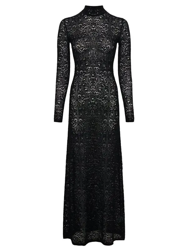 Gabriela Hearst Anya Knit Maxi Dress - Black