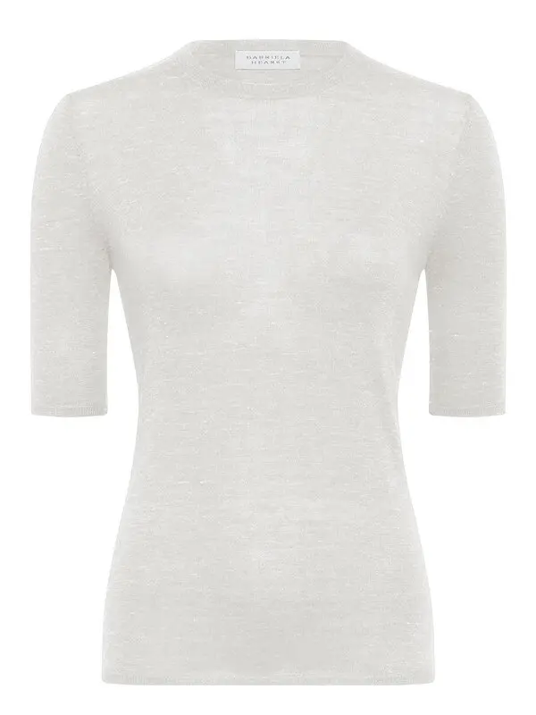 Gabriela Hearst Chryse Knit T-shirt - Ivory