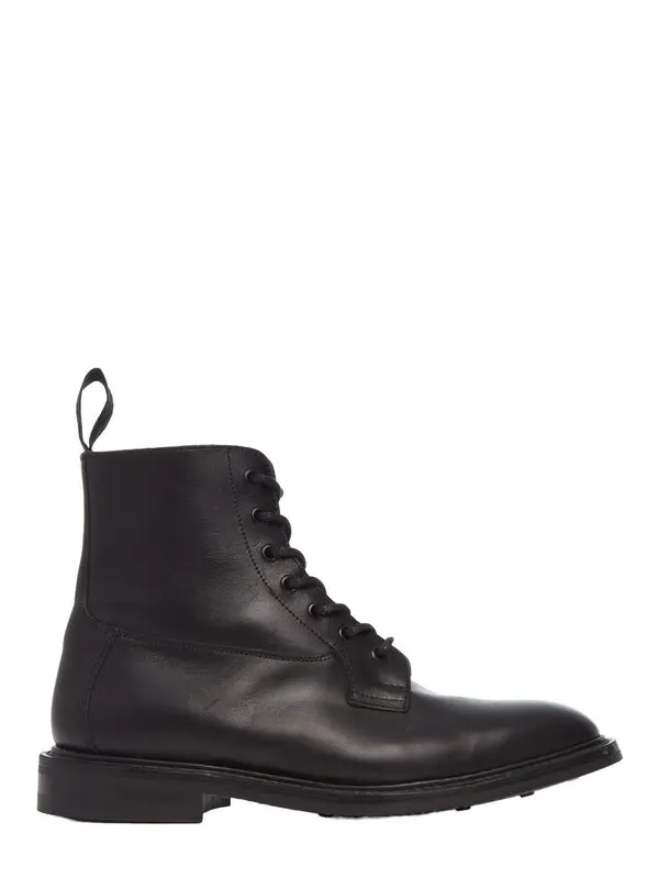 Gabriela Hearst Calvert Military Leather Boots - Black