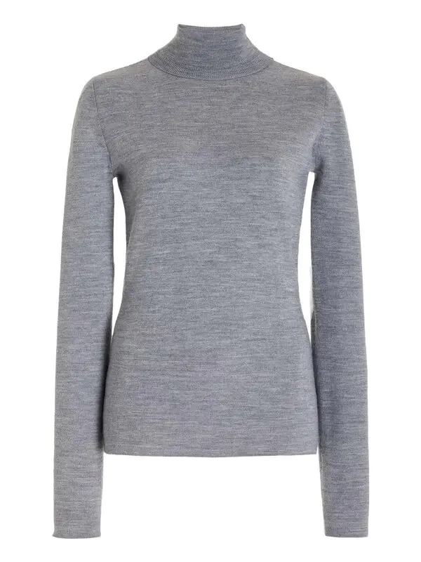 Gabriela Hearst May Knit Turtleneck - Heather Grey