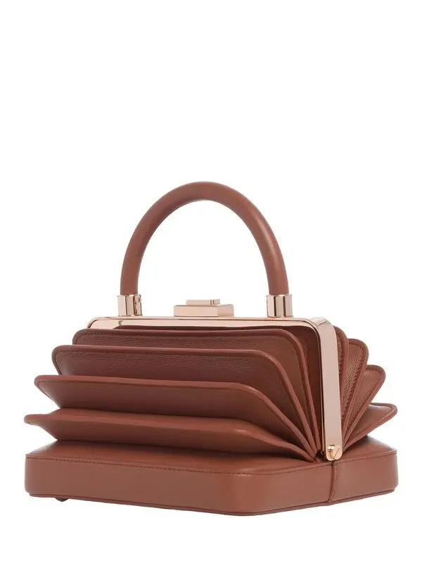 Gabriela Hearst Diana Bag In Nappa Leather - Cognac