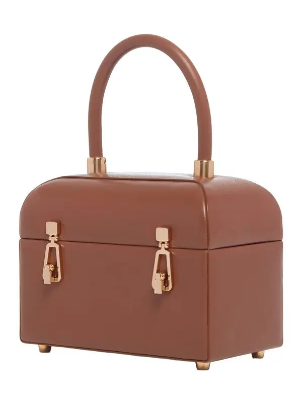 Gabriela Hearst Patsy Top Handle Bag - Cognac