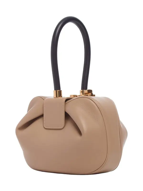 Gabriela Hearst Nina Bag In Nappa Leather - Nude/navy