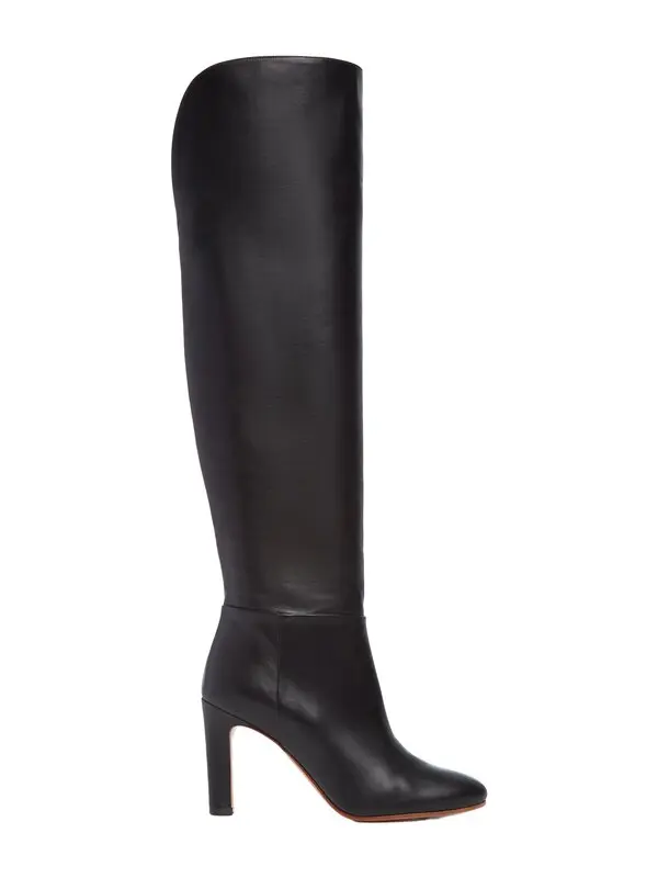 Gabriela Hearst Linda Over-the-knee Leather Boots - Black