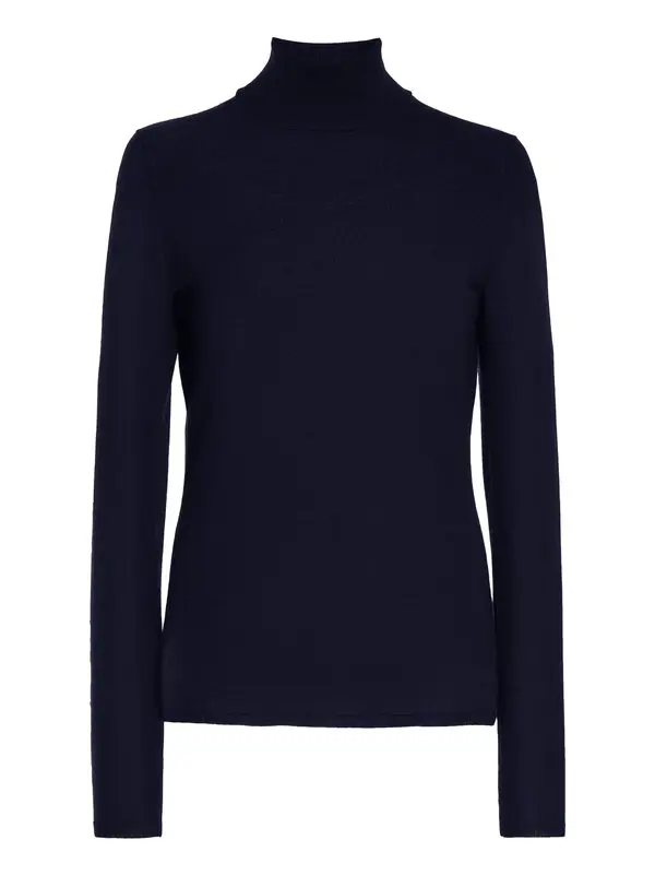 Gabriela Hearst Costa Knit Turtleneck - Dark Navy