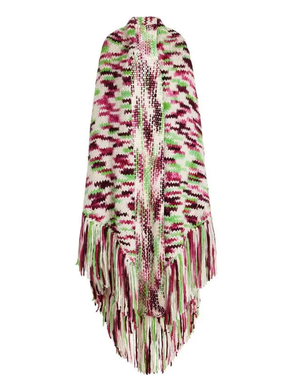 Gabriela Hearst Lauren Knit Wrap - Space Dye Jewel Multi