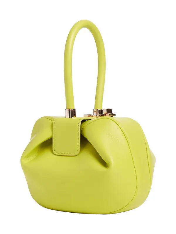 Gabriela Hearst Nina Bag In Nappa Leather - Lime Adamite