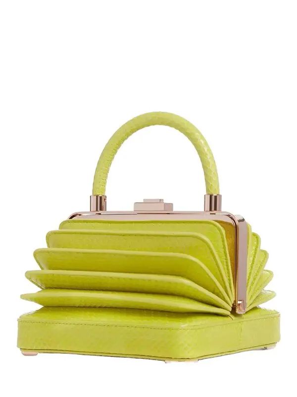 Gabriela Hearst Small Diana Bag - Lime Adamite