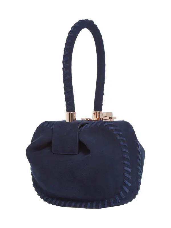 Gabriela Hearst Whipstitch Demi Bag - Navy