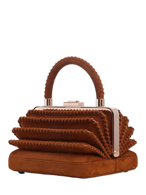 Gabriela Hearst Whipstitch Diana Bag - Cognac