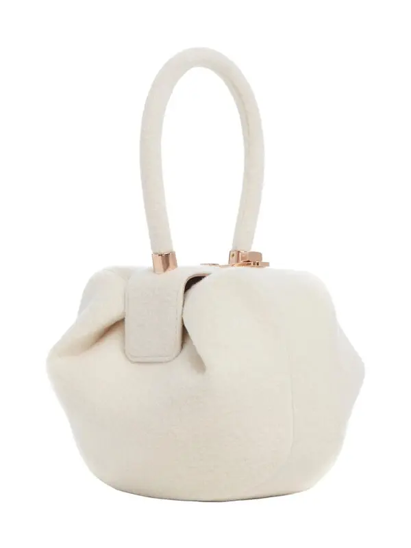 Gabriela Hearst Nina Bag In Cashmere Felt - Ivory