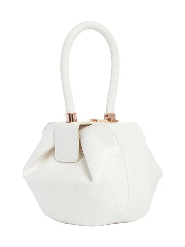Gabriela Hearst Nina Bag In Snakeskin - Ivory