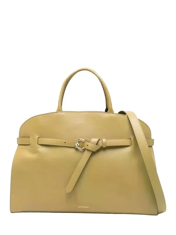 COCCINELLE Large Sabine Buckled Tote Bag - Green