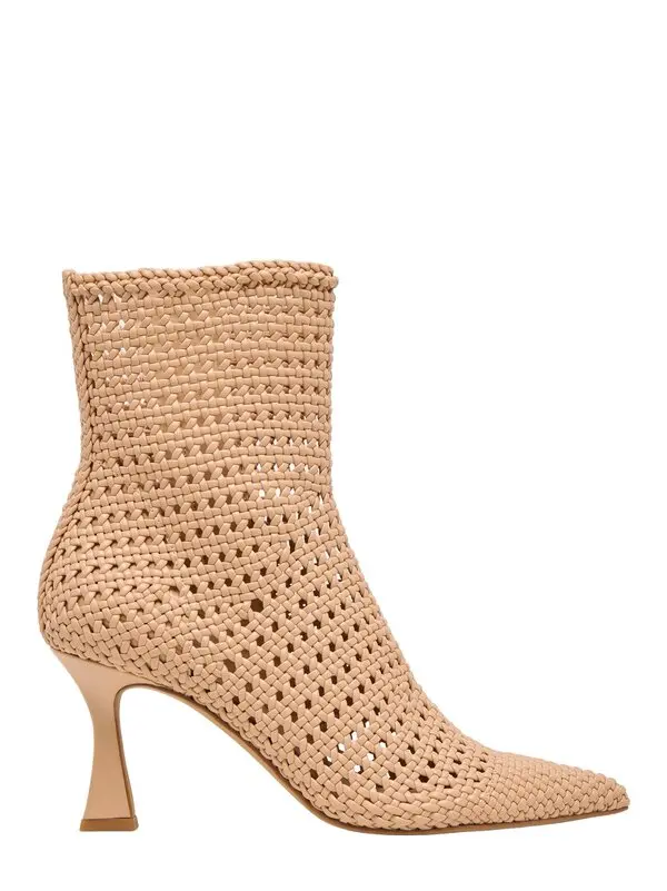 DOLCEVITA Embry Booties - Lt Tan Woven Stella