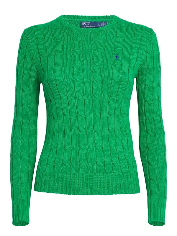 Polo Ralph Lauren Cotton Cable-knit Sweater - Green