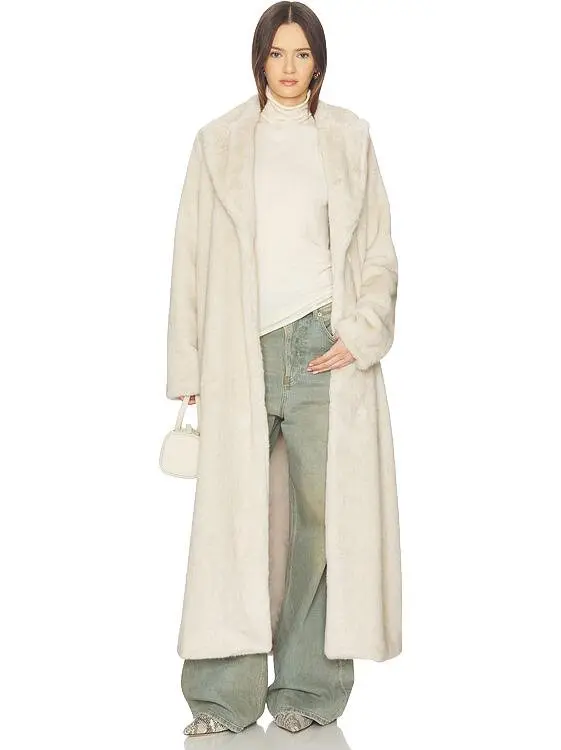 NAKEDVICE The Delaney Coat - Bone