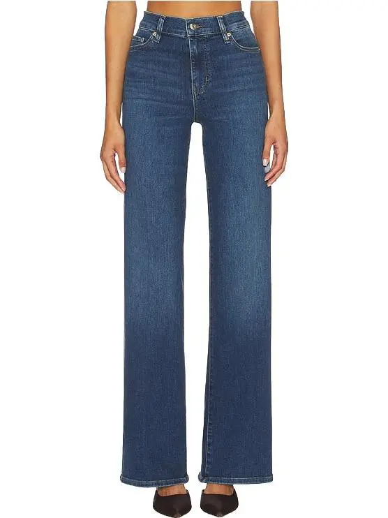 FRAME Le Slim Palazzo Long Jeans - Solace