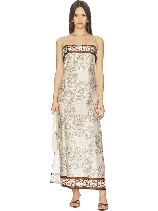 ESPECIA Safran Midi Dress - Ivory
