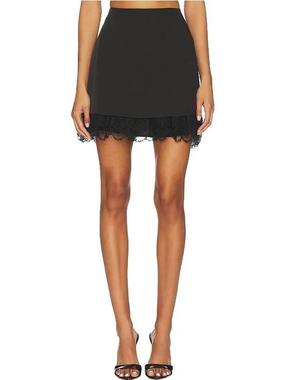 KIKA VARGAS Ali Skirt - Black