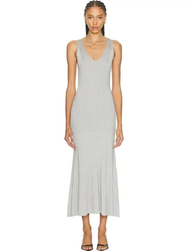 Adam Lippes Twyla Dress - Silver