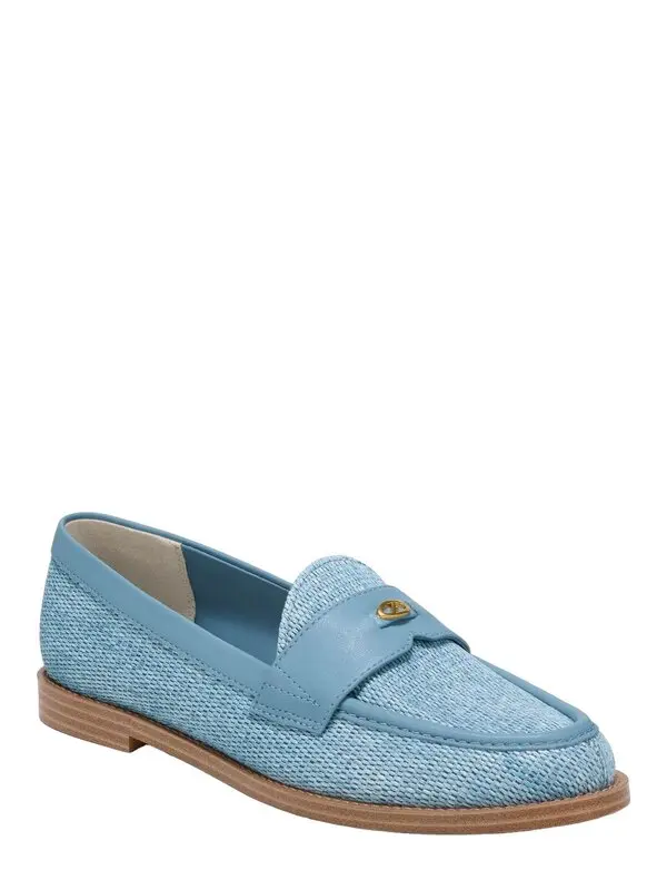 Franco Sarto Stellan Leather Loafer - Denim Blue