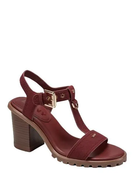 Dkny Ankle Strap Sandal - Brick