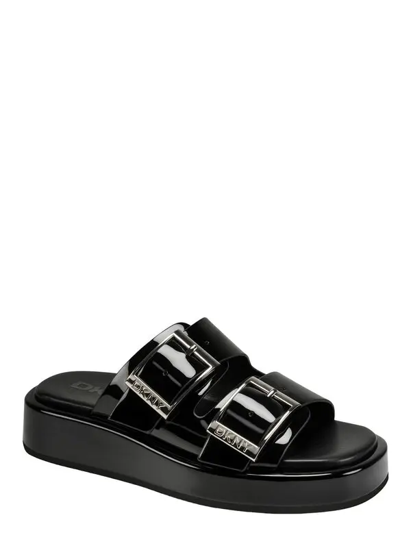 Dkny Platform Sandals - Black