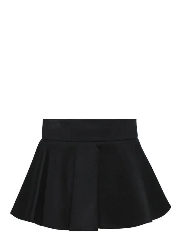 Wardrobe.NYC Circle Mini Skirt - Black