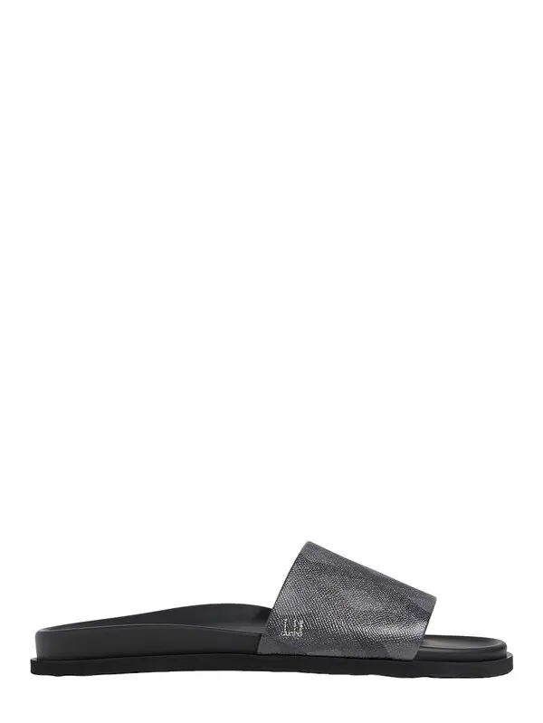 Dunhill Cadogan Printed Slides - Charcoal