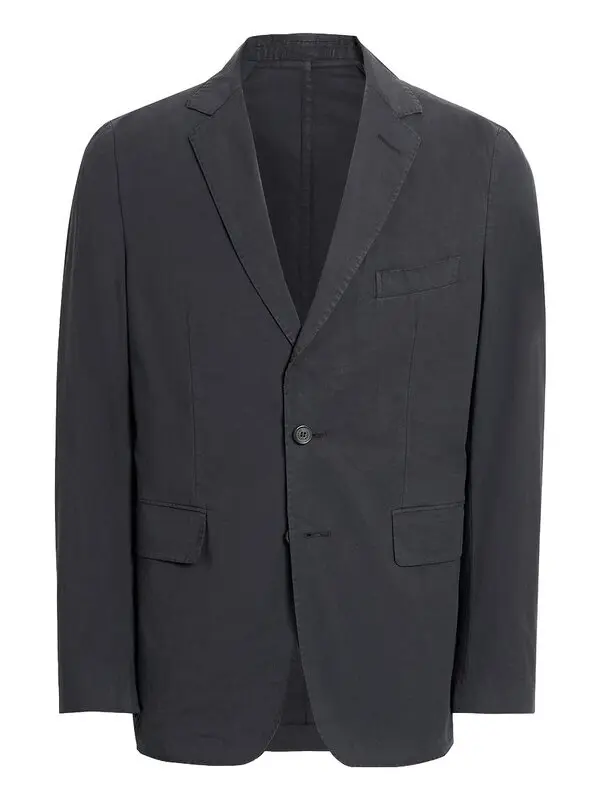 Dunhill Cottonblend Poplin Blazer - Black