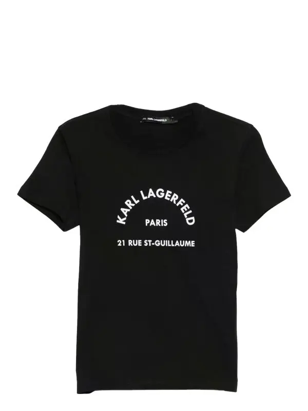 Karl Lagerfeld Glitter T-shirt - Black