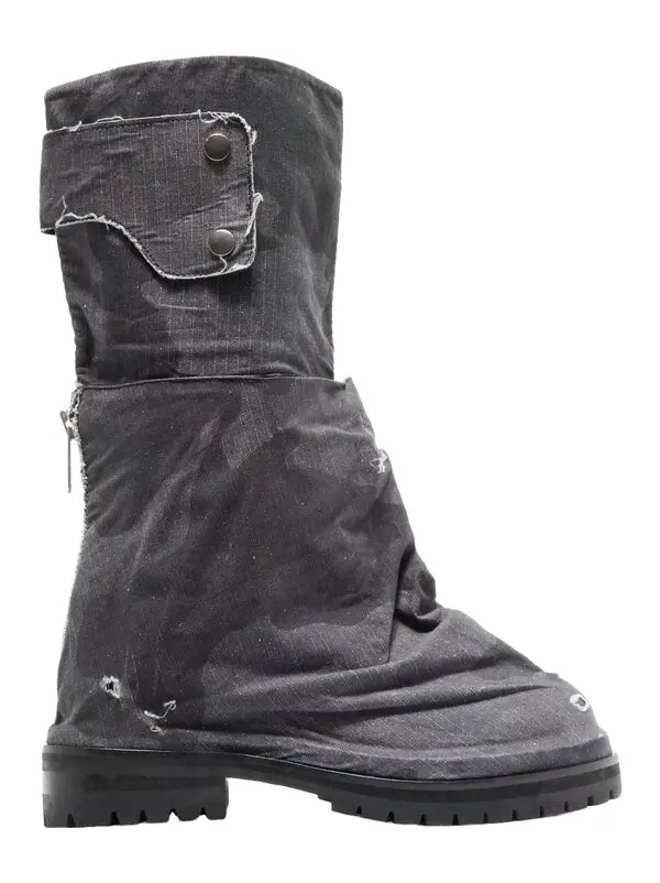 424 Dragonrider Biker Boots - Grey