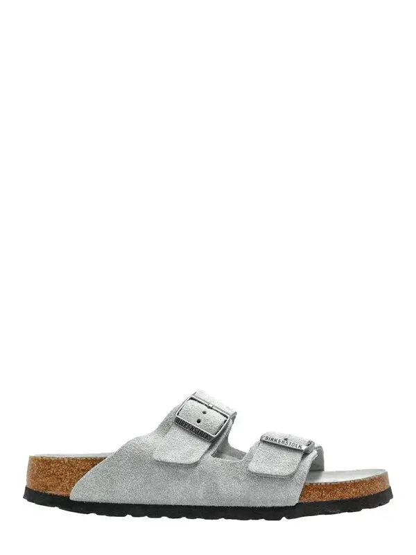 BIRKENSTOCK Arizona Suede Sandals - Grey