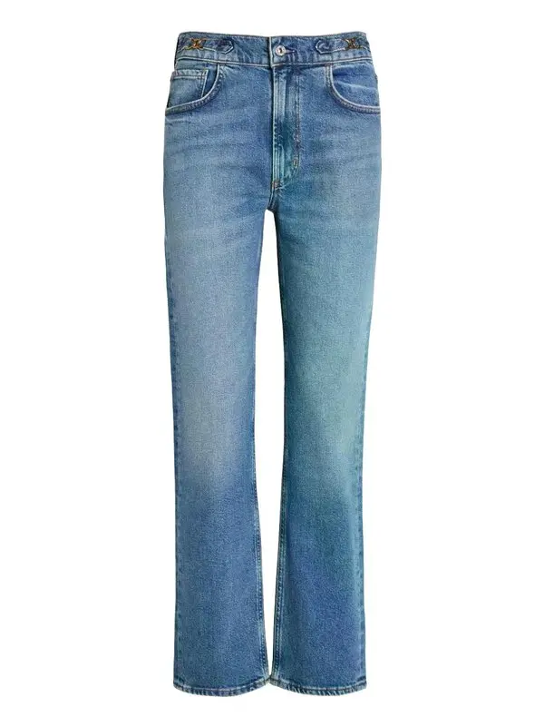 Citizens Of Humanity Chain-embellished Denim Jeans - Blue