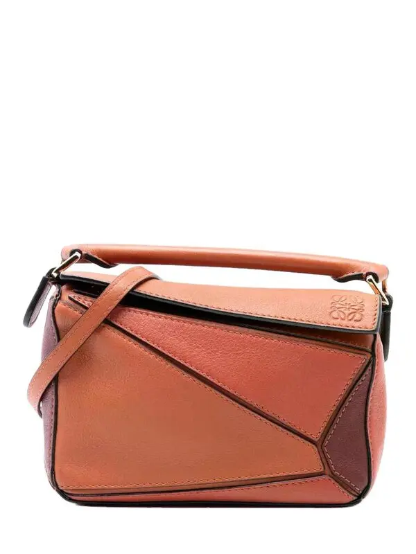 Loewe Mini Puzzle Satchel - Orange