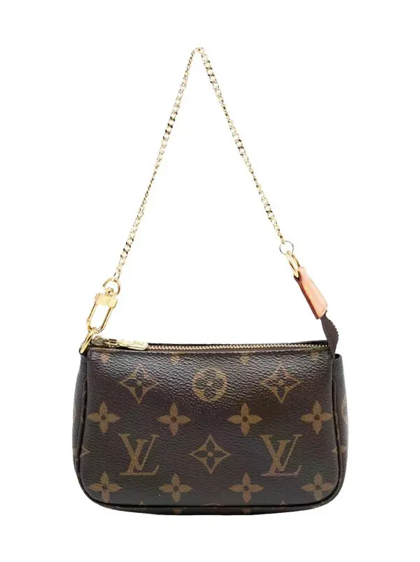 LOUIS VUITTON 2020 Monogram Mini Pochette Accessoires - Brown