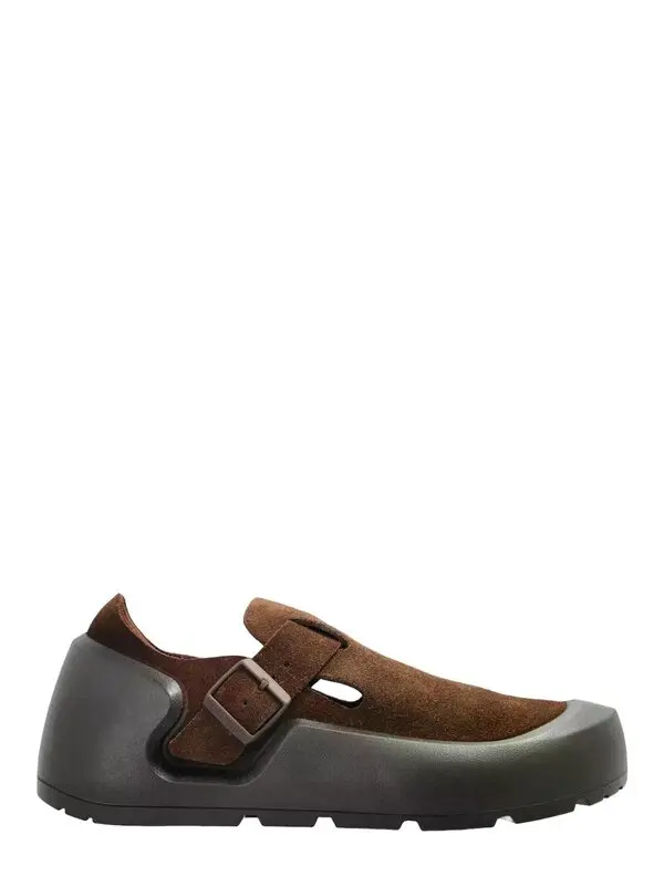 BIRKENSTOCK Reykjavik Nubuck Sandals - Brown