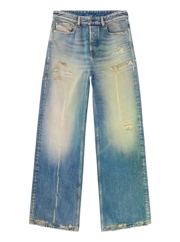 DIESEL 1996 D-sire Wide-leg Jeans - Blue