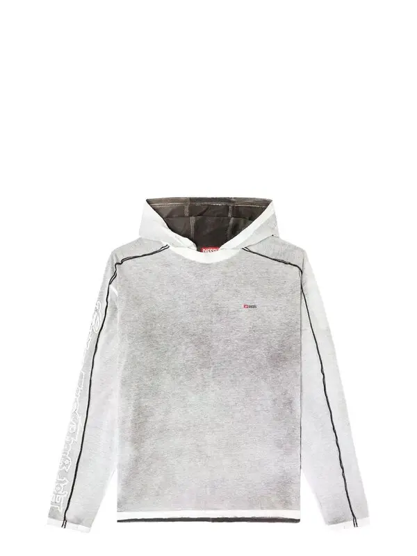 Diesel Long-sleeve Hoodie - Grey